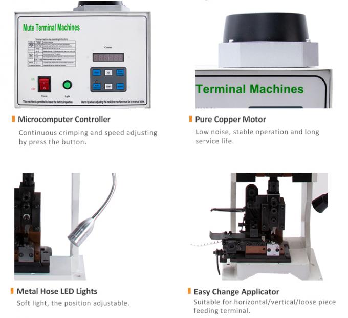 CX 1-8T Semi Auto Mute Terminal Crimping Machine Horizontal Vertical
