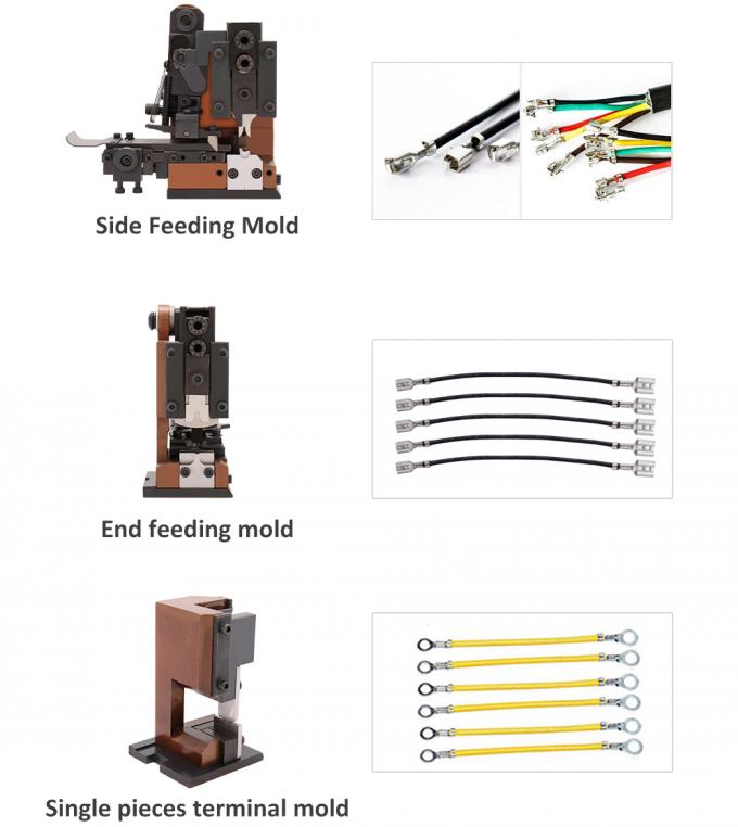 Pin Terminal Connector Cable Crimping Press Machine Mute Electrical ...