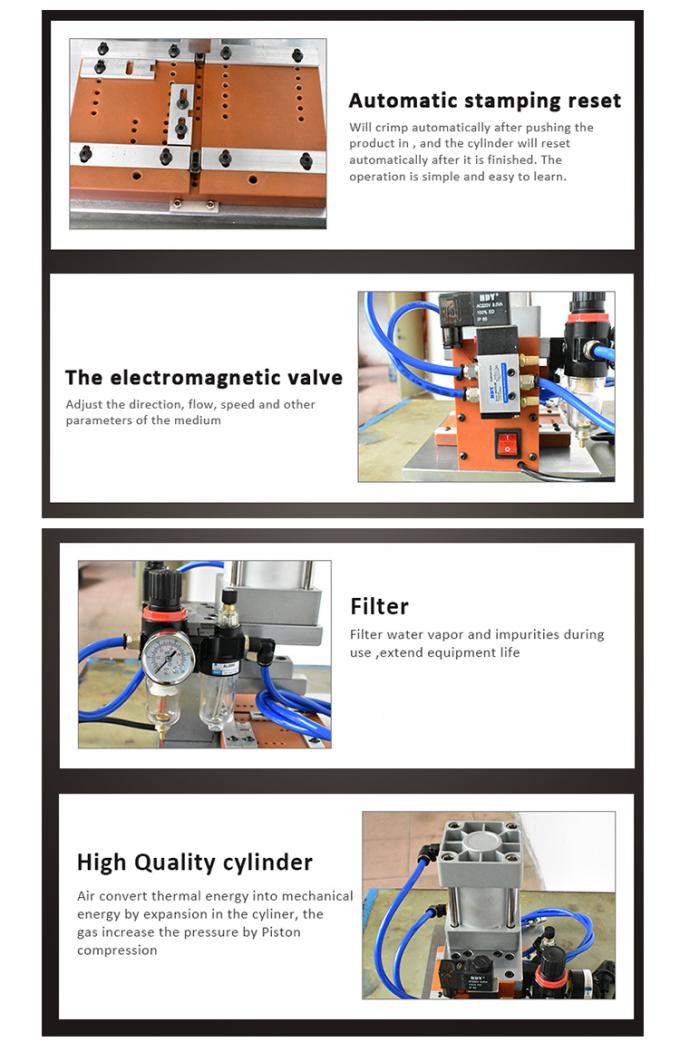 IDC Flat / Ribbon Cable Connector Crimping Machine Semi Automatic CX-5310