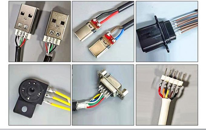 USB Connector Electrical Cable Soldering Machine Tin PCB / LED / Robot ...