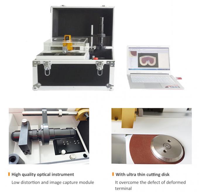 Portable Terminal Cross Section Analyzer , Crimp Cross Section Analysis ...