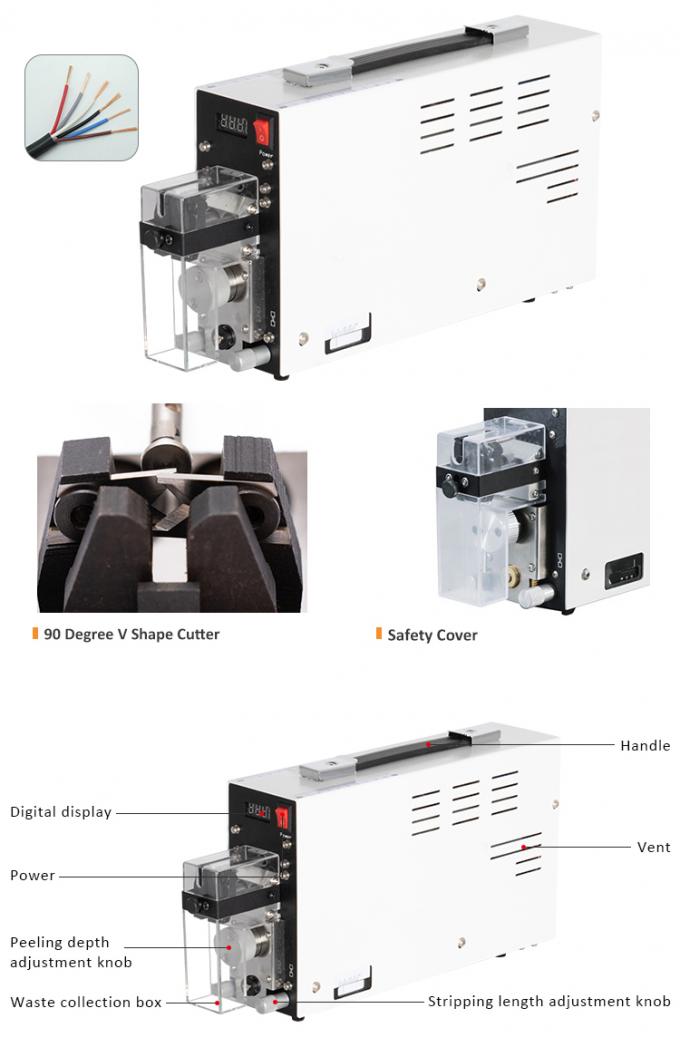 Portable Pneumatic Unistrip Air Driven Semi Automatic Wire Stripper 0. ...
