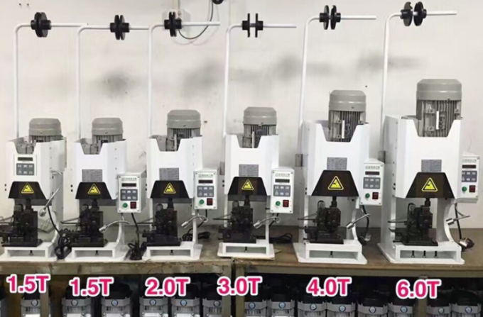 1-8T Semi Automatic Electric Cable Terminal Crimping Machine 30mm ...