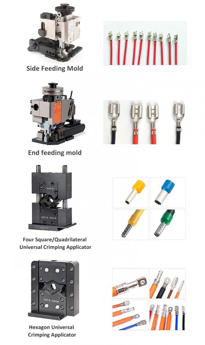 1-8T Semi Automatic Electric Cable Terminal Crimping Machine 30mm ...