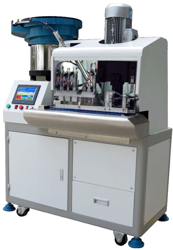 Fully Automatic Two - Wire Plug Pin Insertion Machine Plug Making Machine