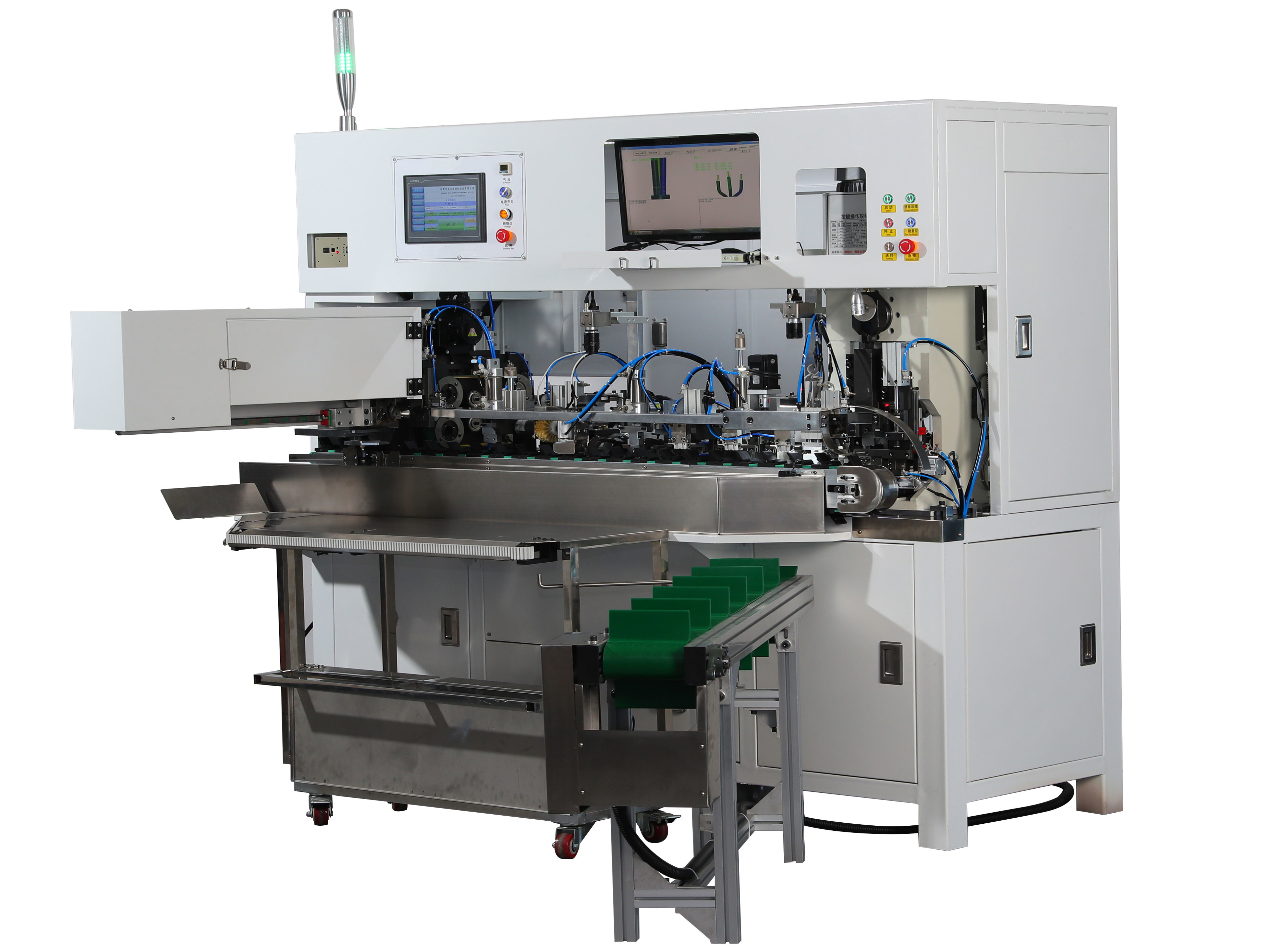 16A 3 Pin Plug Insert Crimping Wire Stripper Machine CX-3000B Power ...